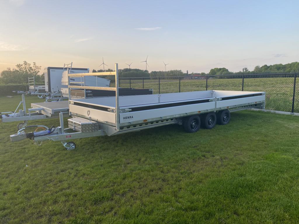 HENRA MAJOR plateauwagen XL 633x222cm 3500kg - Trailersland